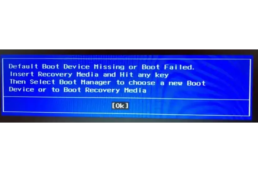 Boot Failed… Bootエラー【原因と対処】 | 制作・作業参照用・サイト